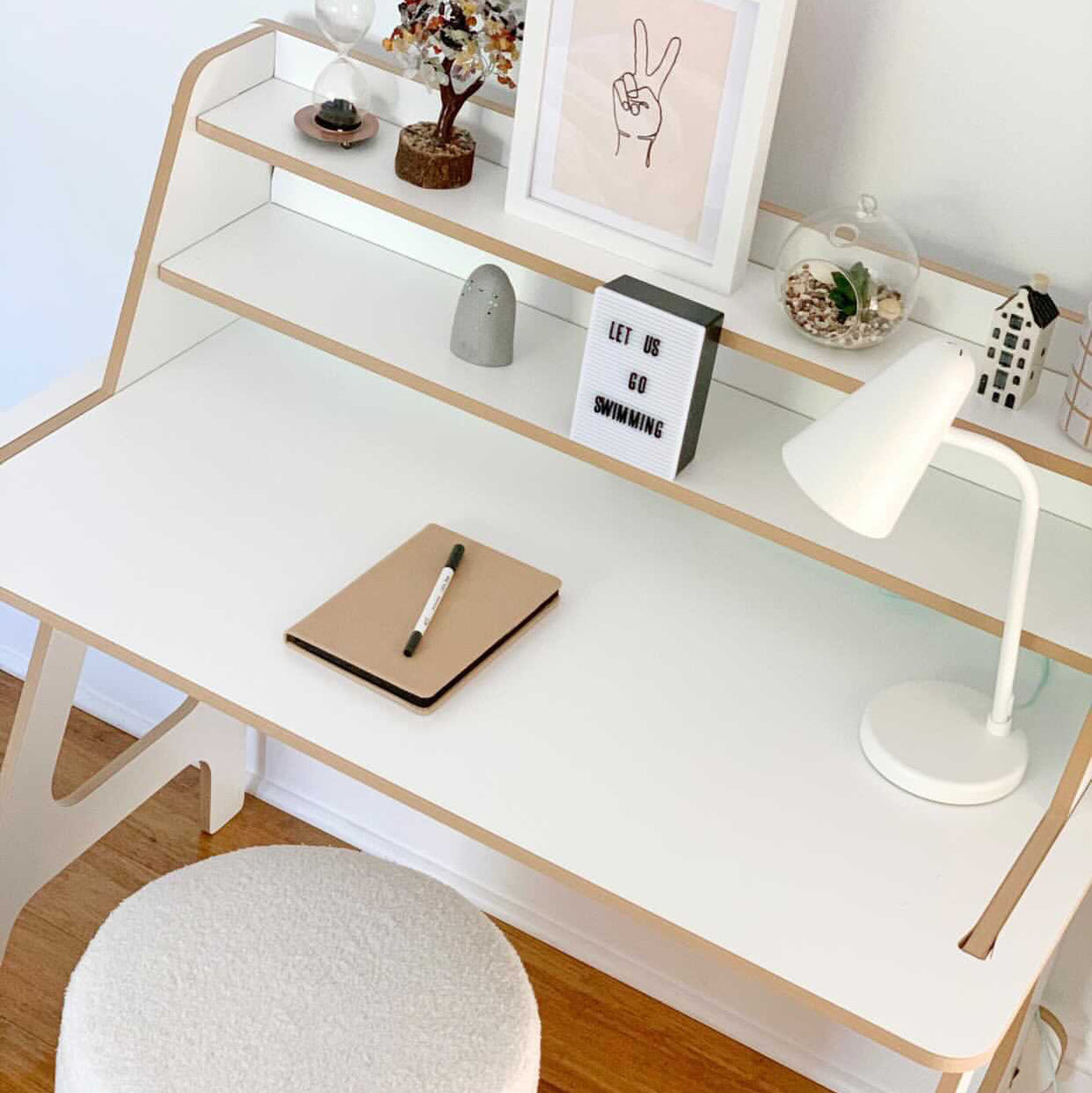 PUZZLE DESK WITH SHELVES I NOAH DESK I MELB DESIGN CO – Melb.Design.Co
